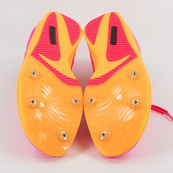 Nike | Shoes | Nike Mens Zoom Rival Distance Hyper Pink Track Cleats ...